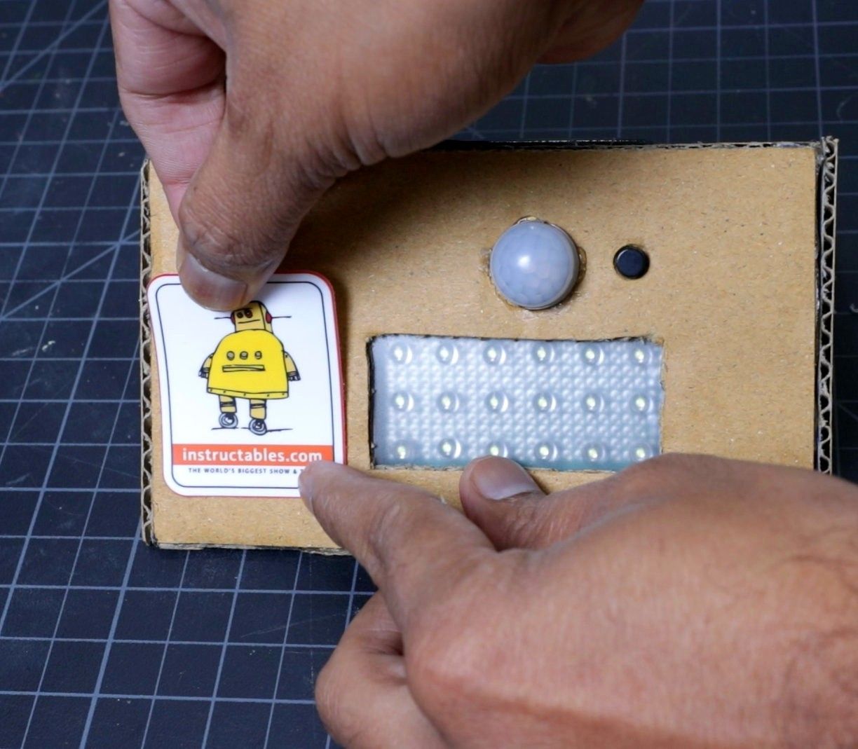 DIY Solar Motion Sensor Security Light | Trybotics