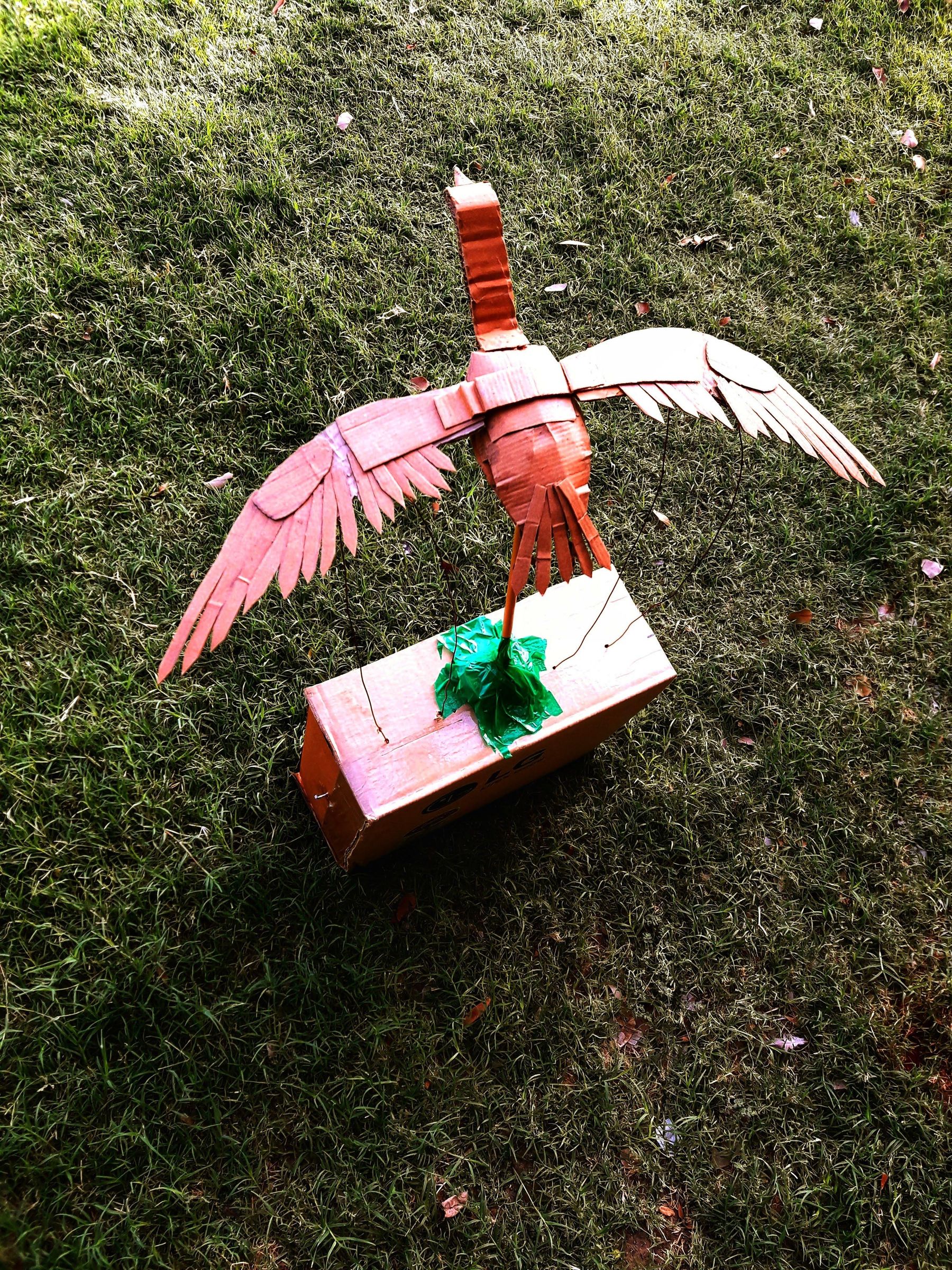 Mechanical Cardboard Bird : 9 Steps (with Pictures) - Instructables