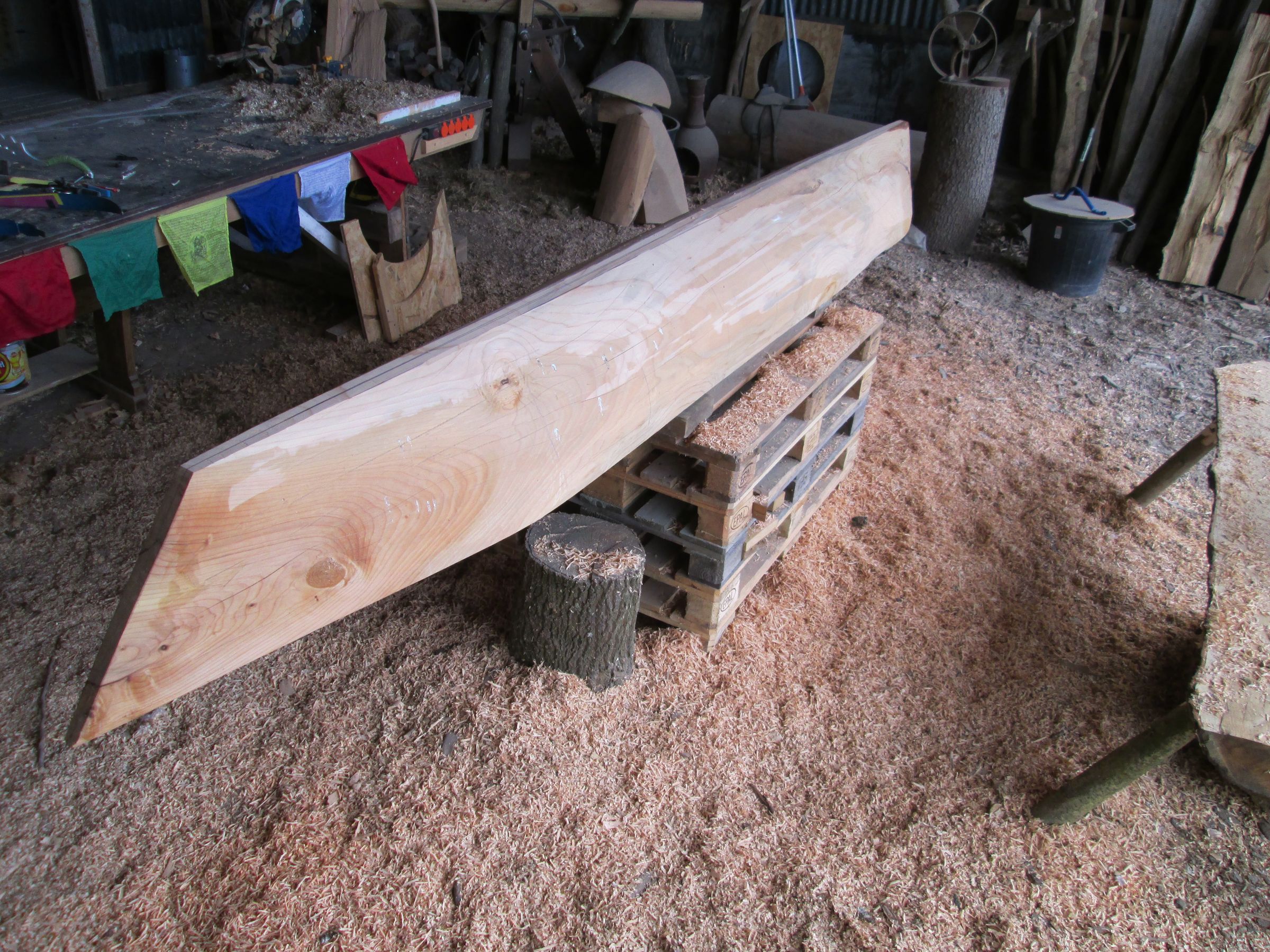 Building a Wrong Cedar Dugout Outrigger Concept Canoe : 50 Steps (with ...
