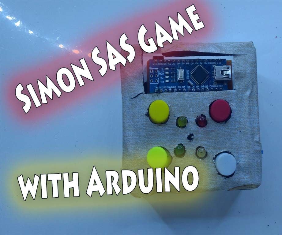 Simon Says Game With Arduino 5 Steps Instructables