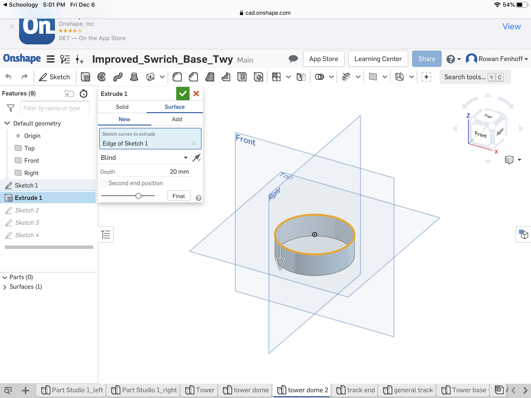 3D Printed Dome on Onshape : 9 Steps - Instructables