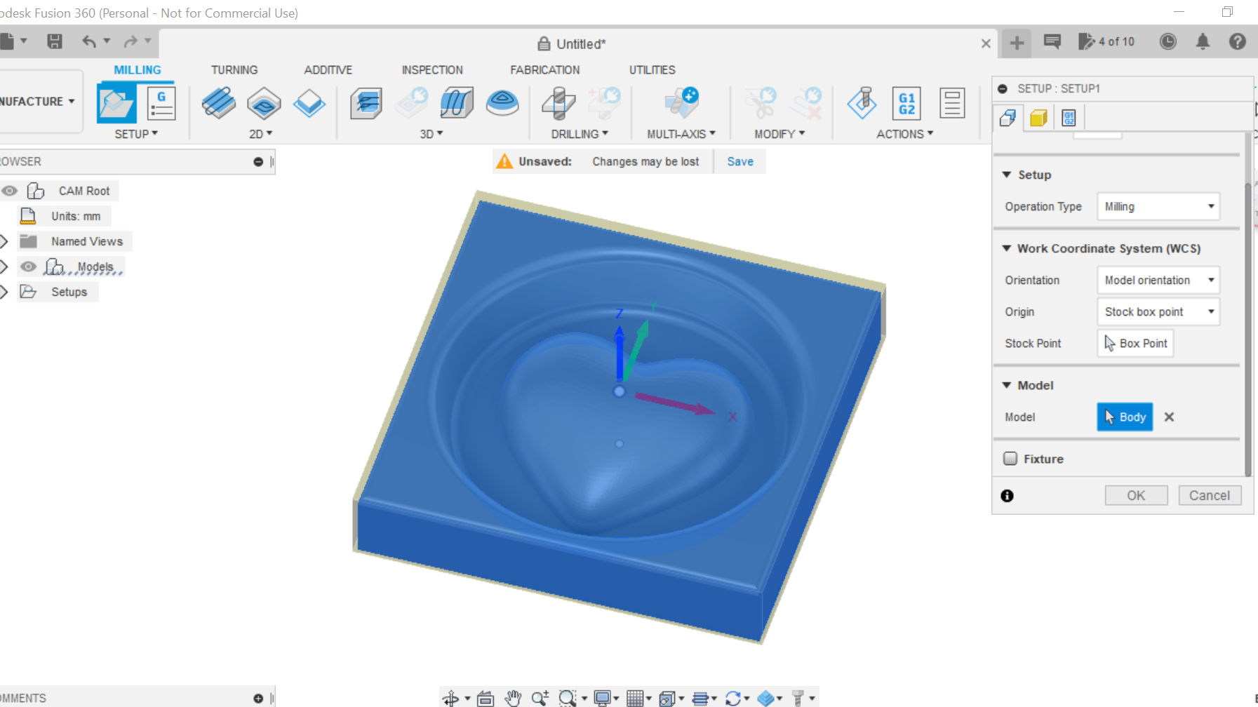 Heart in a Piece of Solid Oak Flooring Off-cut With Fusion 360 : 8 ...