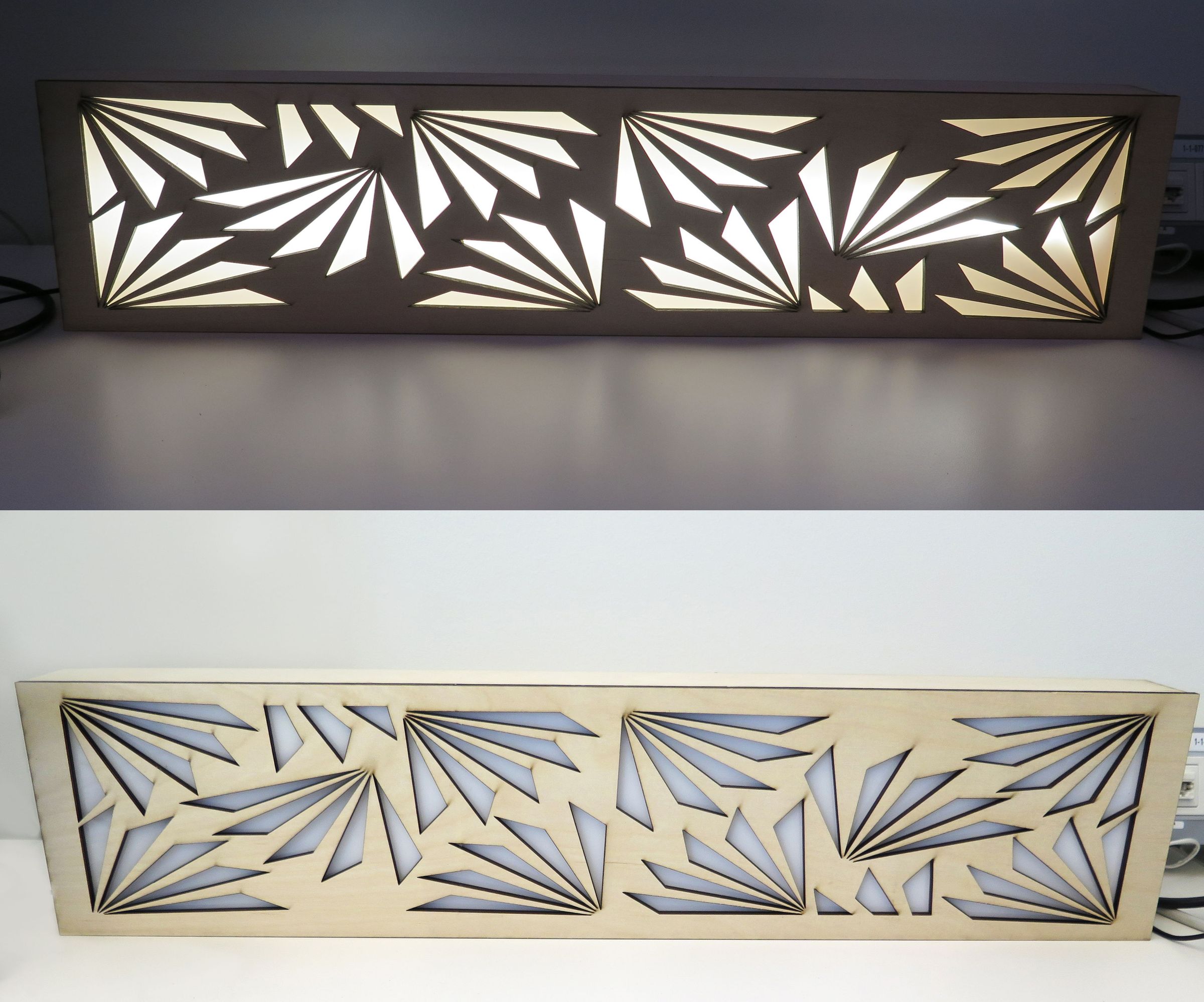 laser cut light fixture DIY Project to Discover - FindingDIY