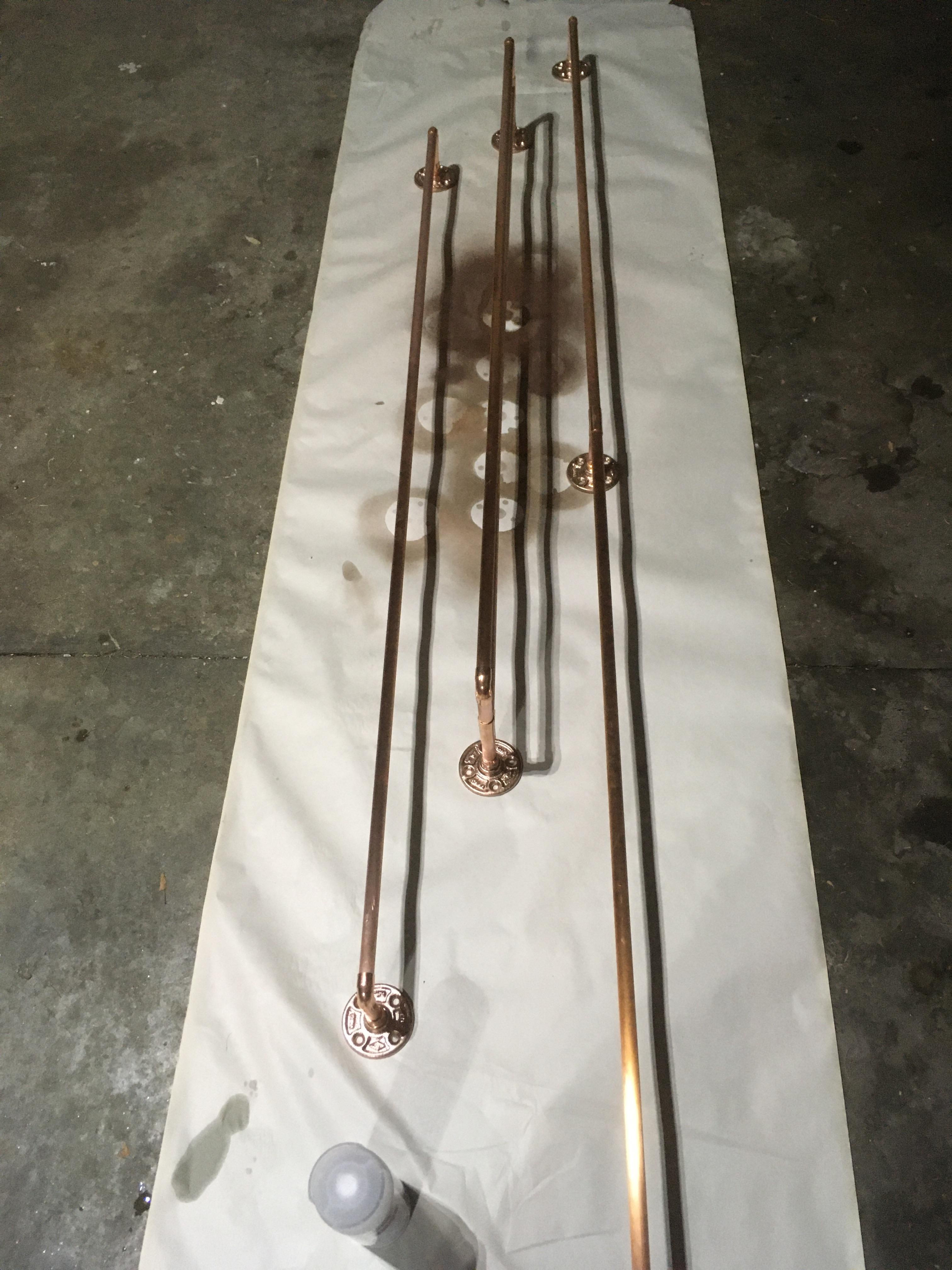 Brushed Copper Curtain Rods From Plumbing Parts : 9 Steps (with ...