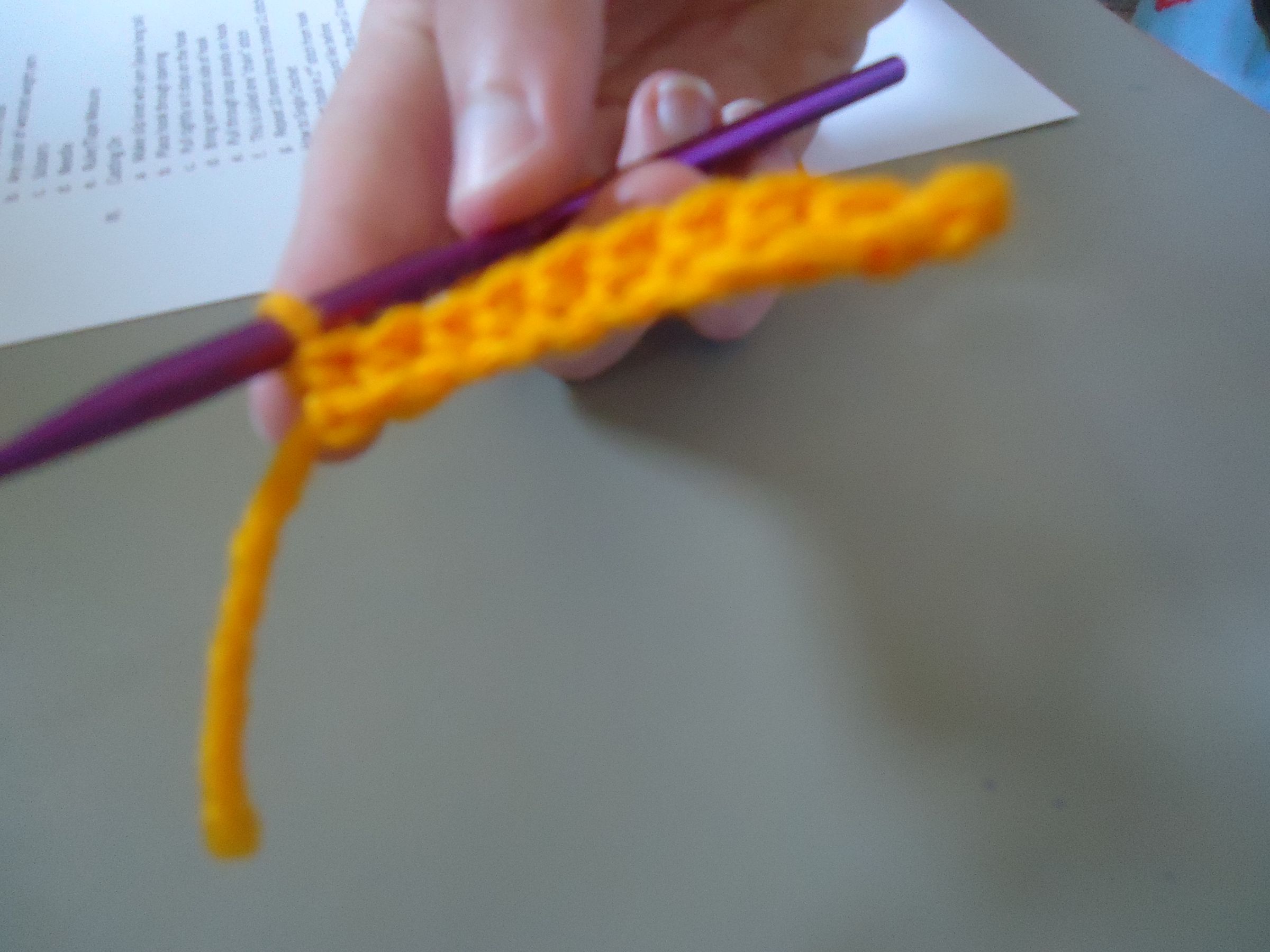 First Beginner Crochet Project: Single Crochet Square : 18 Steps (with ...