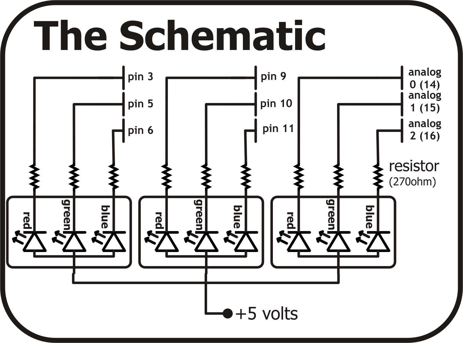 RGB LED Tutorial (using an Arduino) (RGBL) : 6 Steps (with Pictures ...