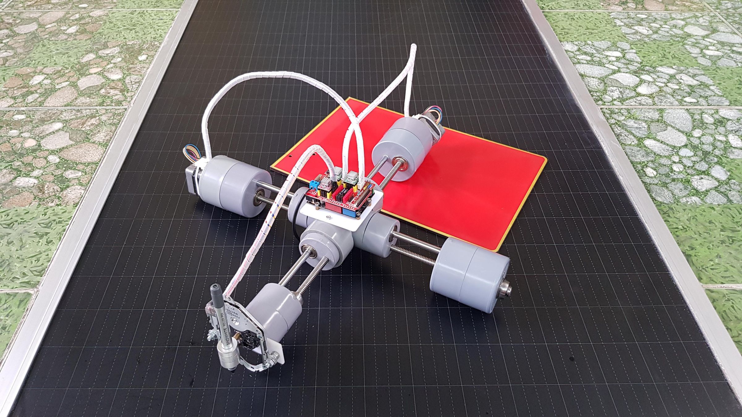 P-CNC Plotter Disguised As a Quadruped Robot : 13 Steps (with Pictures ...