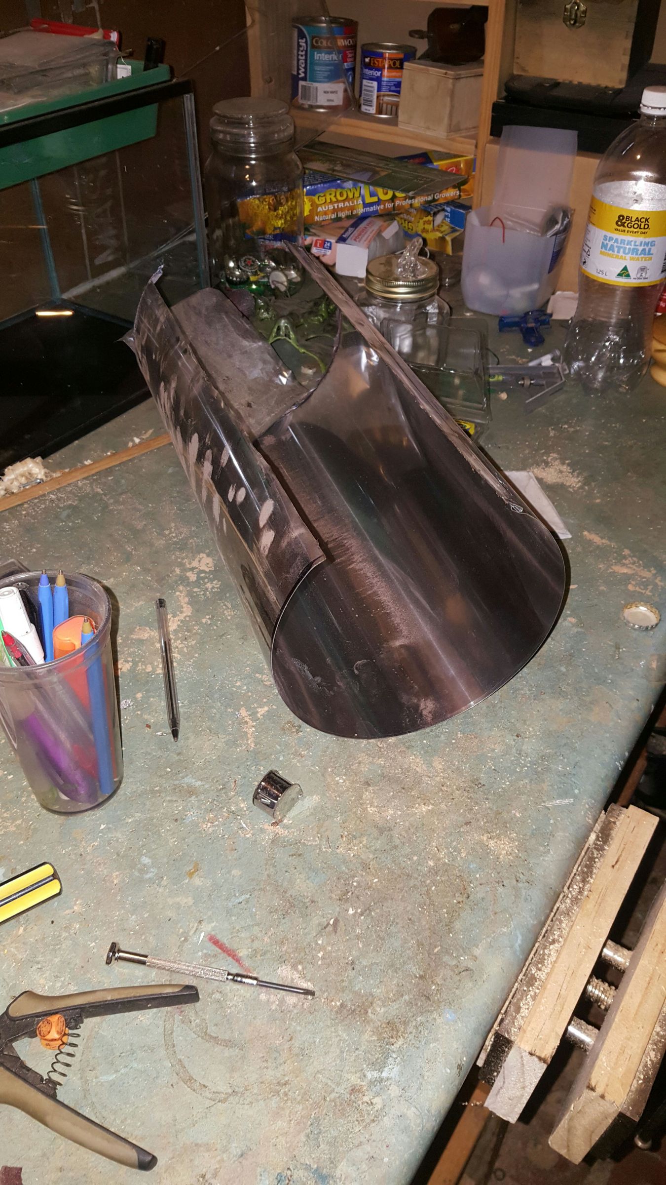 DIY Chimney Flue Cap for Shed, Pizza Oven or Outdoor Wood Burner : 9 ...