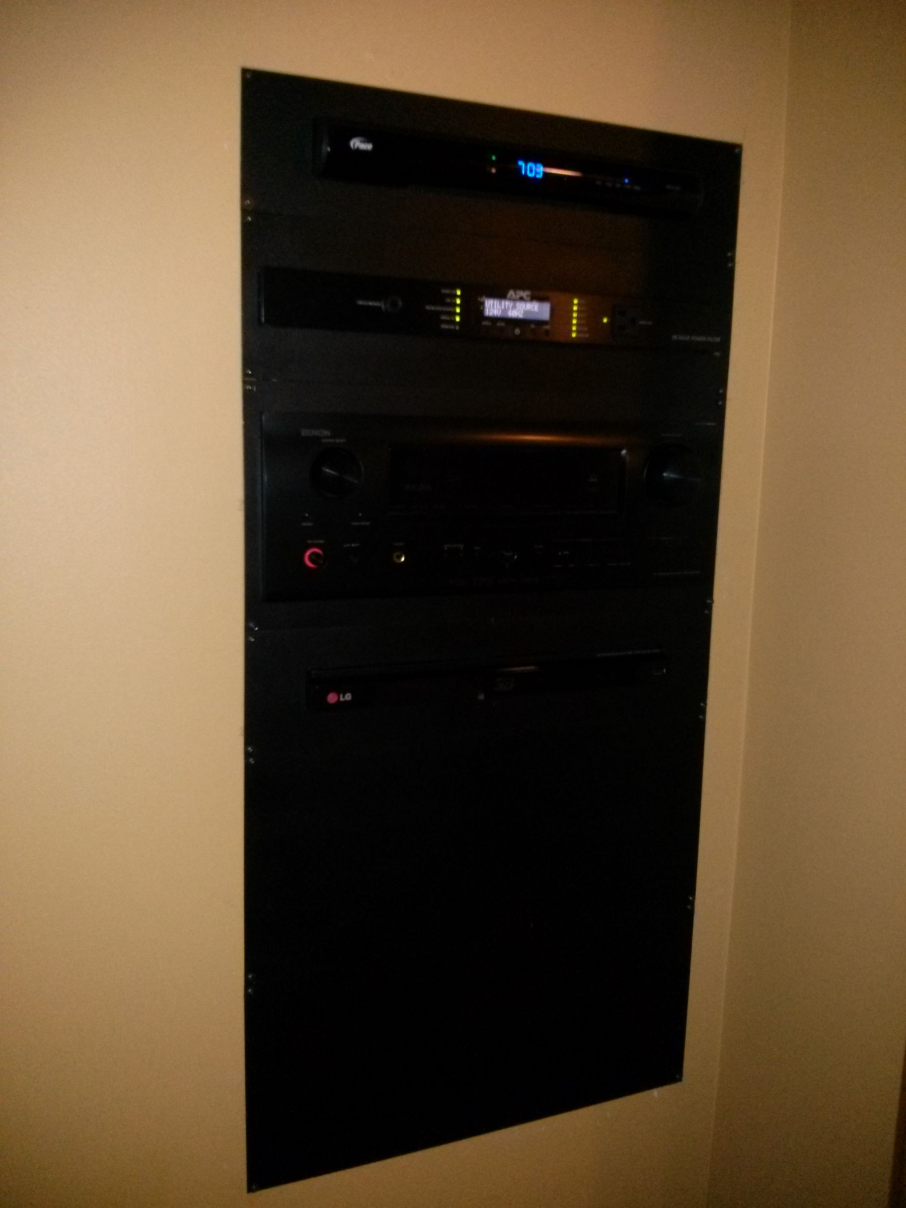 Easy In-Wall Theater Rack : 6 Steps (with Pictures) - Instructables