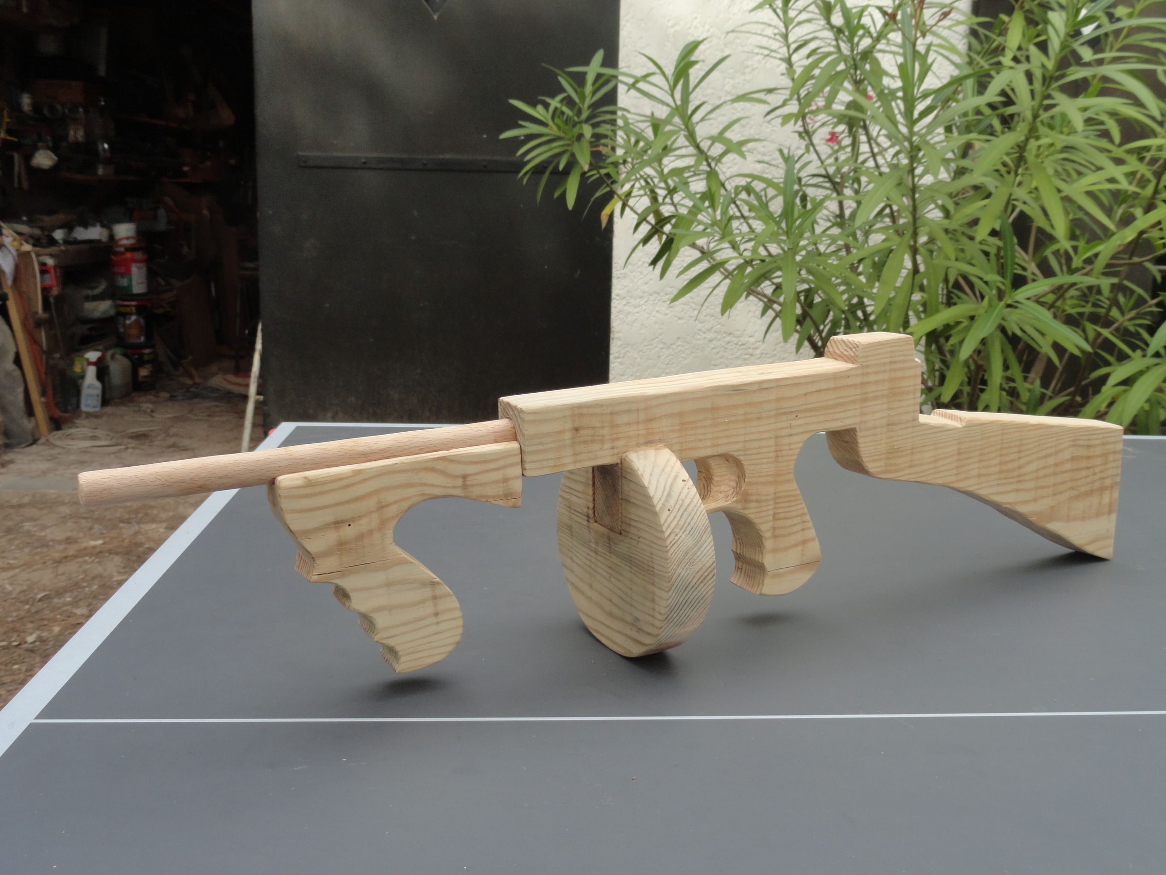 Wood Tommy Gun Replica : 25 Steps - Instructables