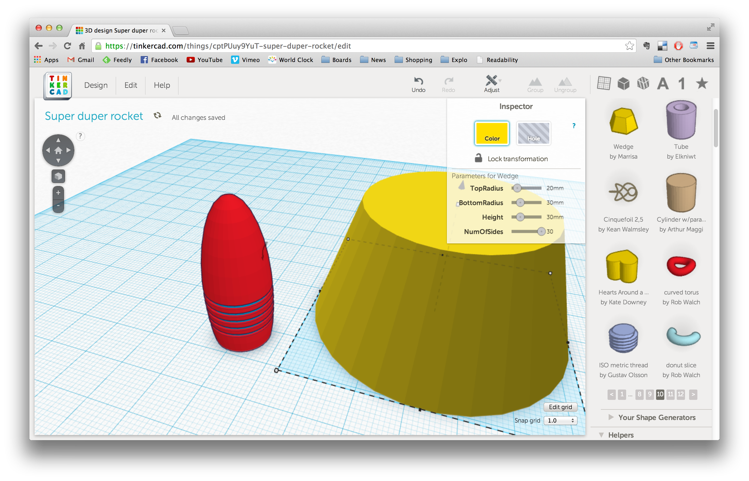 Beyond the Blocks: Super Duper Rocket With Tinkercad : 7 Steps - Instructables