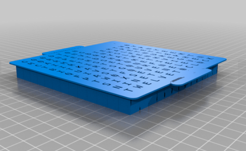 3D Printed Personalised Word Clock : 8 Steps (with Pictures ...
