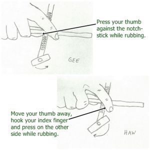 I Have a Whammy Diddle in My Pocket - How to Make a Gee-haw Stick Toy ...