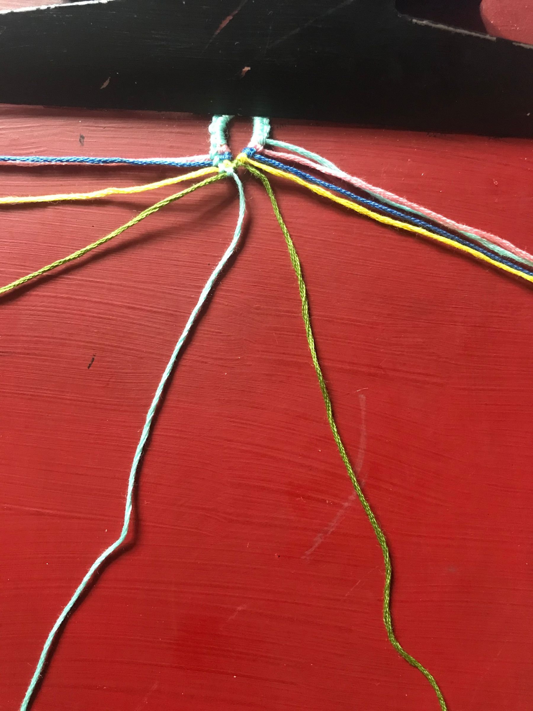 Friendship Bracelet With Teardrop Loop and Triangle Ending : 7 Steps ...