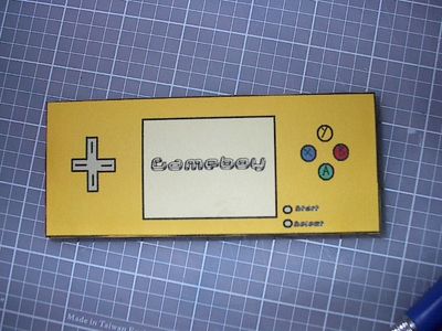 Make a Paper Gameboy : 4 Steps - Instructables