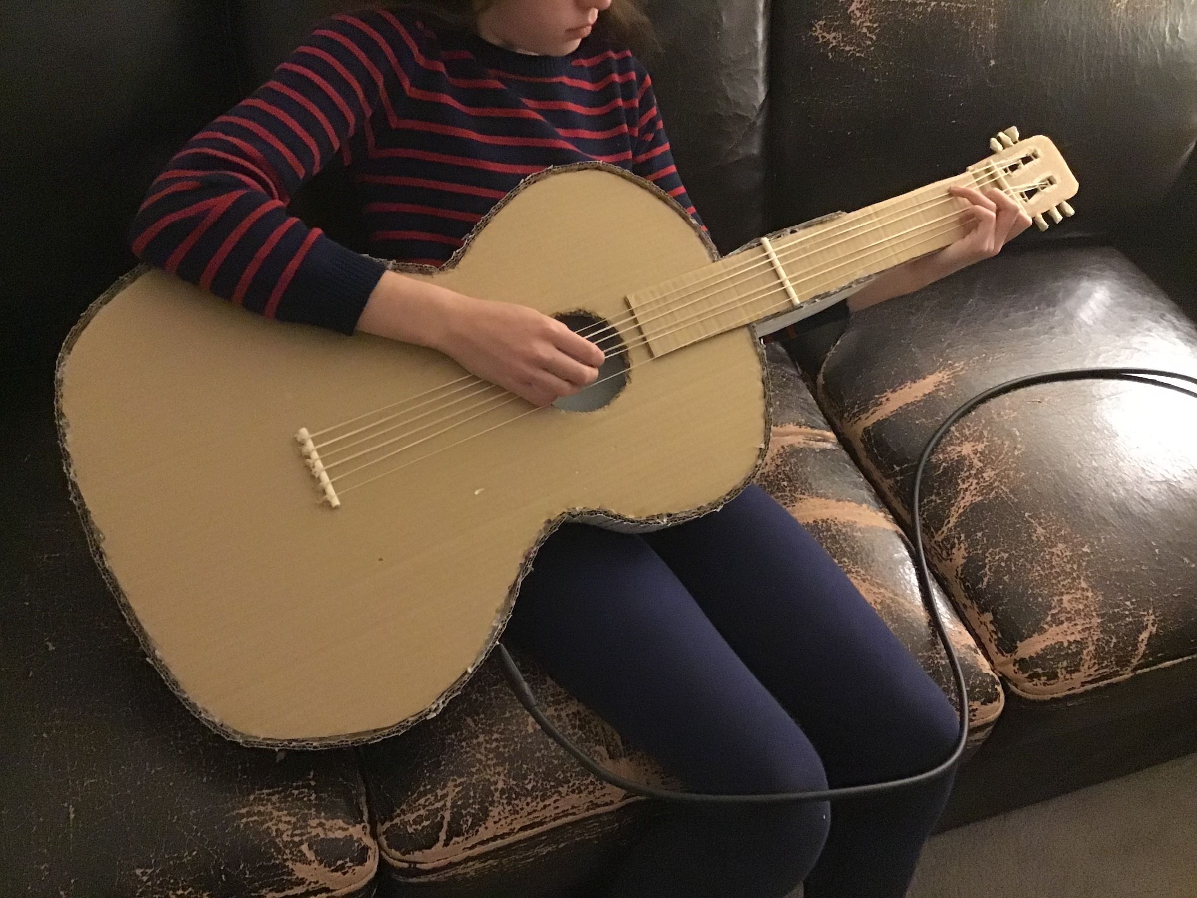 Homemade Cardboard Electric Guitar : 13 Steps (with Pictures) - Instructables