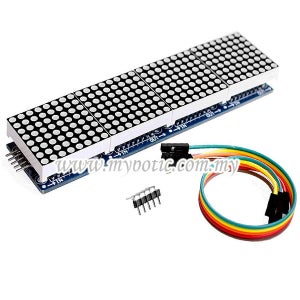 4 in 1 MAX7219 Dot Matrix Display Module Tutorial by Using Arduino UNO ...