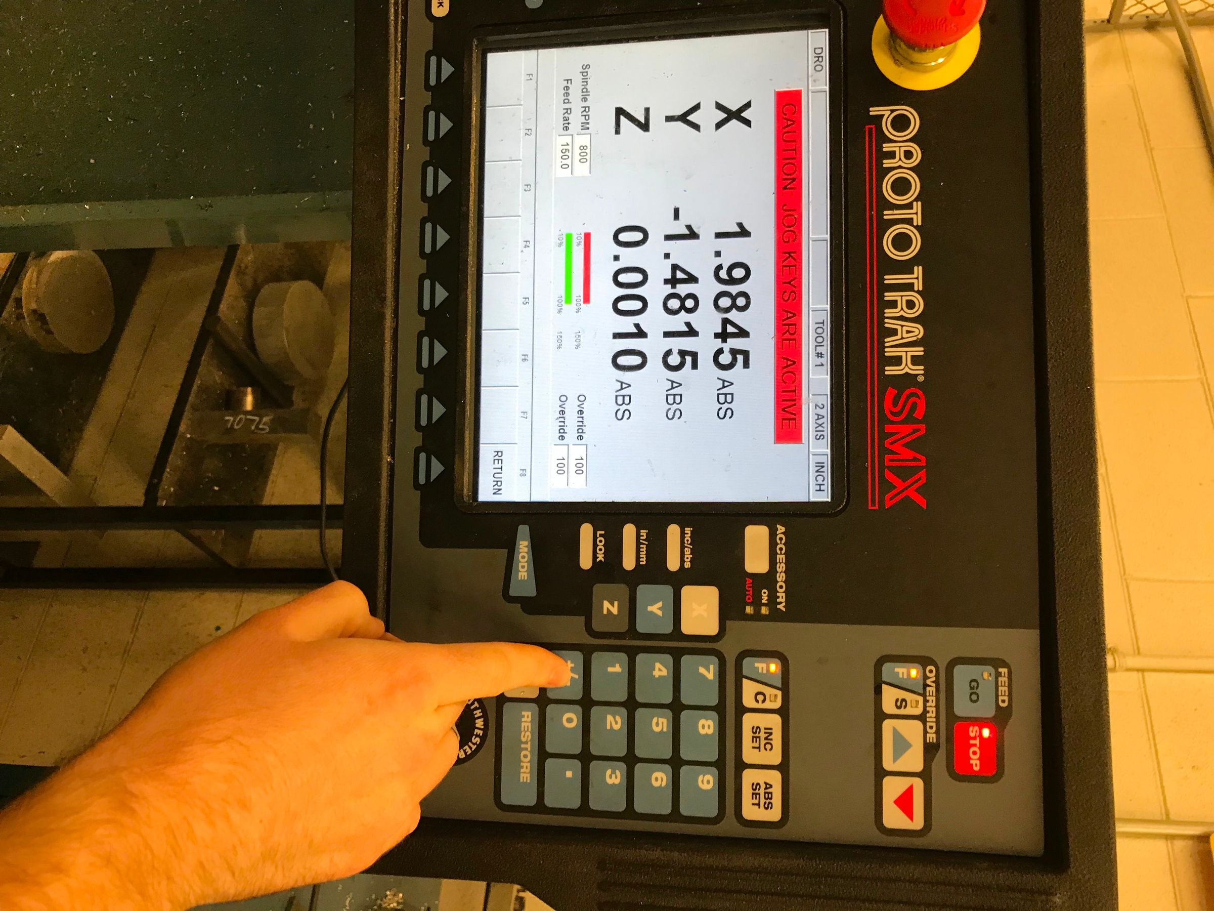 Zeroing a Prototrak Controlled Manual Mill : 6 Steps (with Pictures ...