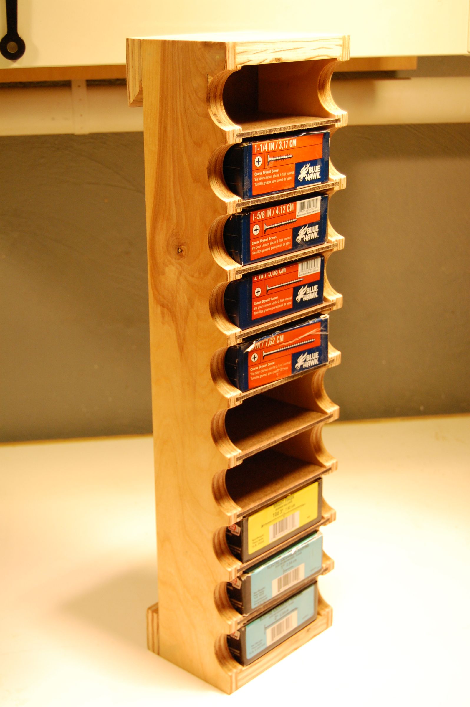 The 1lb Boxed Screw Storage Rack : 6 Steps (with Pictures) - Instructables