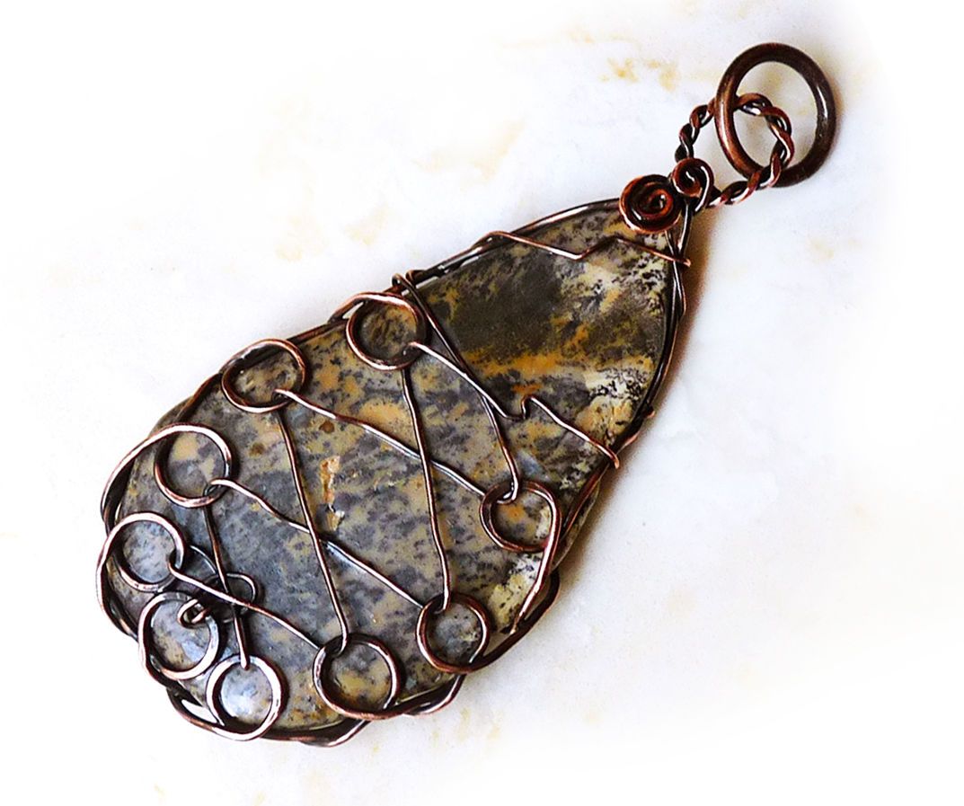 Laced Up Stone Wire Wrapped Pendant : 16 Steps (with Pictures ...