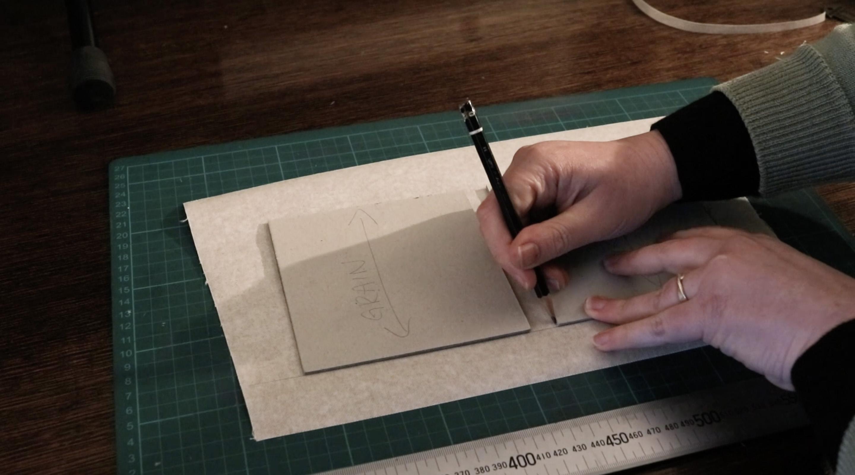 Make a Hard Cover for Your Handmade Book : 8 Steps (with Pictures ...