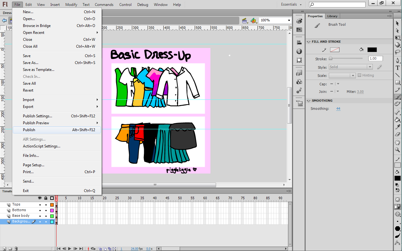 Basic 'Dress-Up' Flash Game : 4 Steps - Instructables
