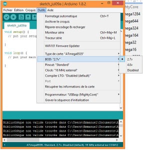 Arduino 1.8.x Clone With Atmega 8535/32/644p/1284p: the Mightycore : 10 Steps (with Pictures ...