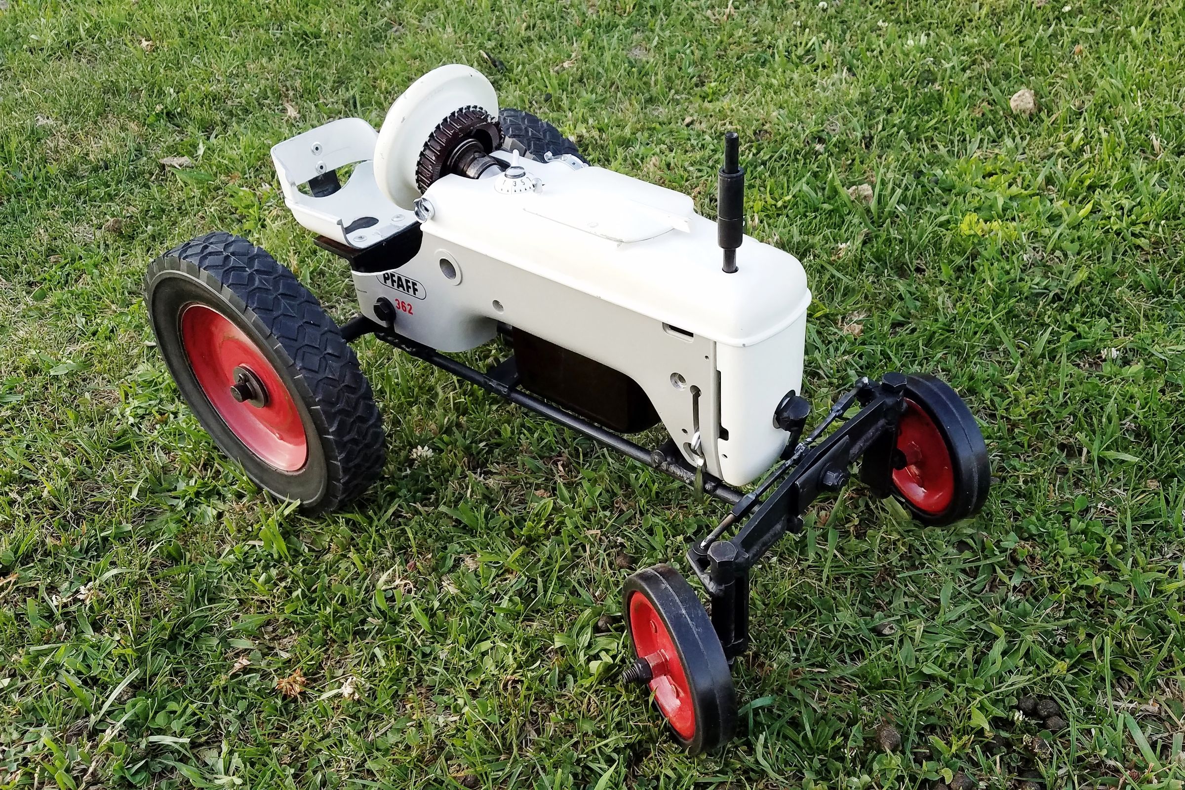 How to Make a Sewing Machine Tractor : 21 Steps (with Pictures ...