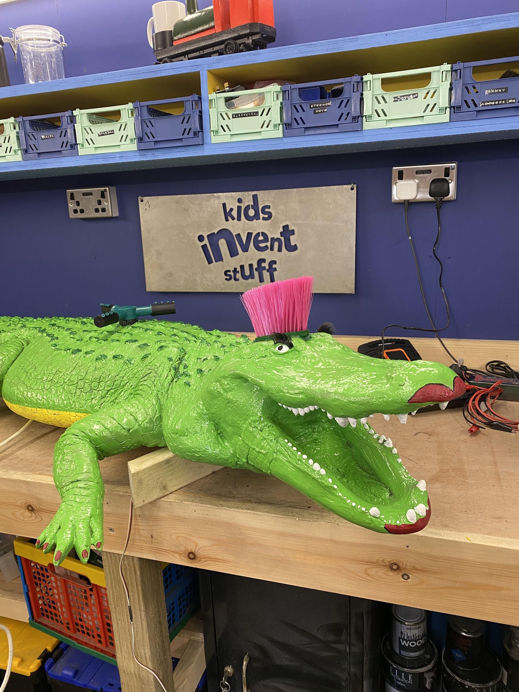 Robot Crocodile That Mows the Lawn! : 9 Steps (with Pictures ...