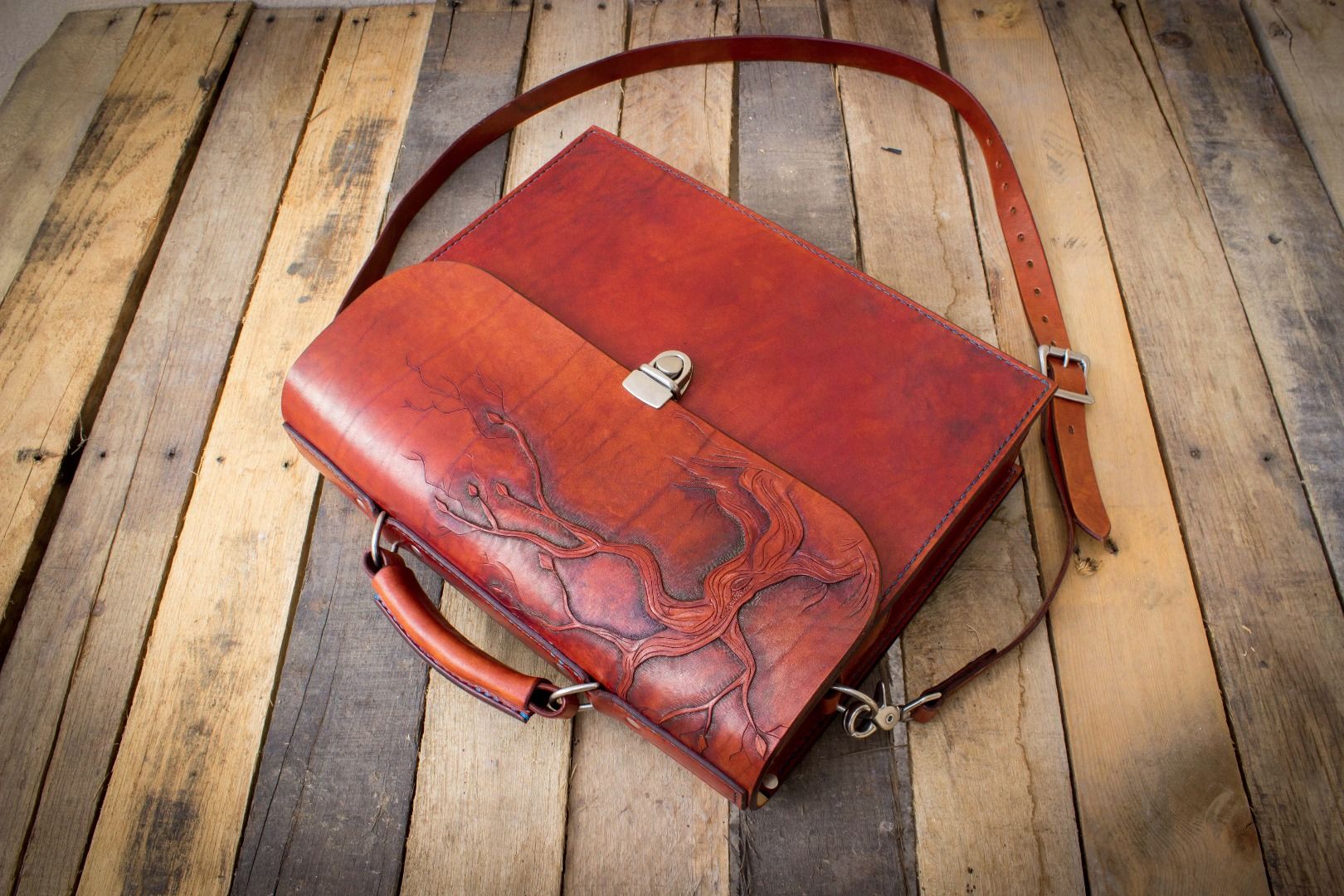 Tooled Leather Briefcase : 26 Steps (with Pictures) - Instructables