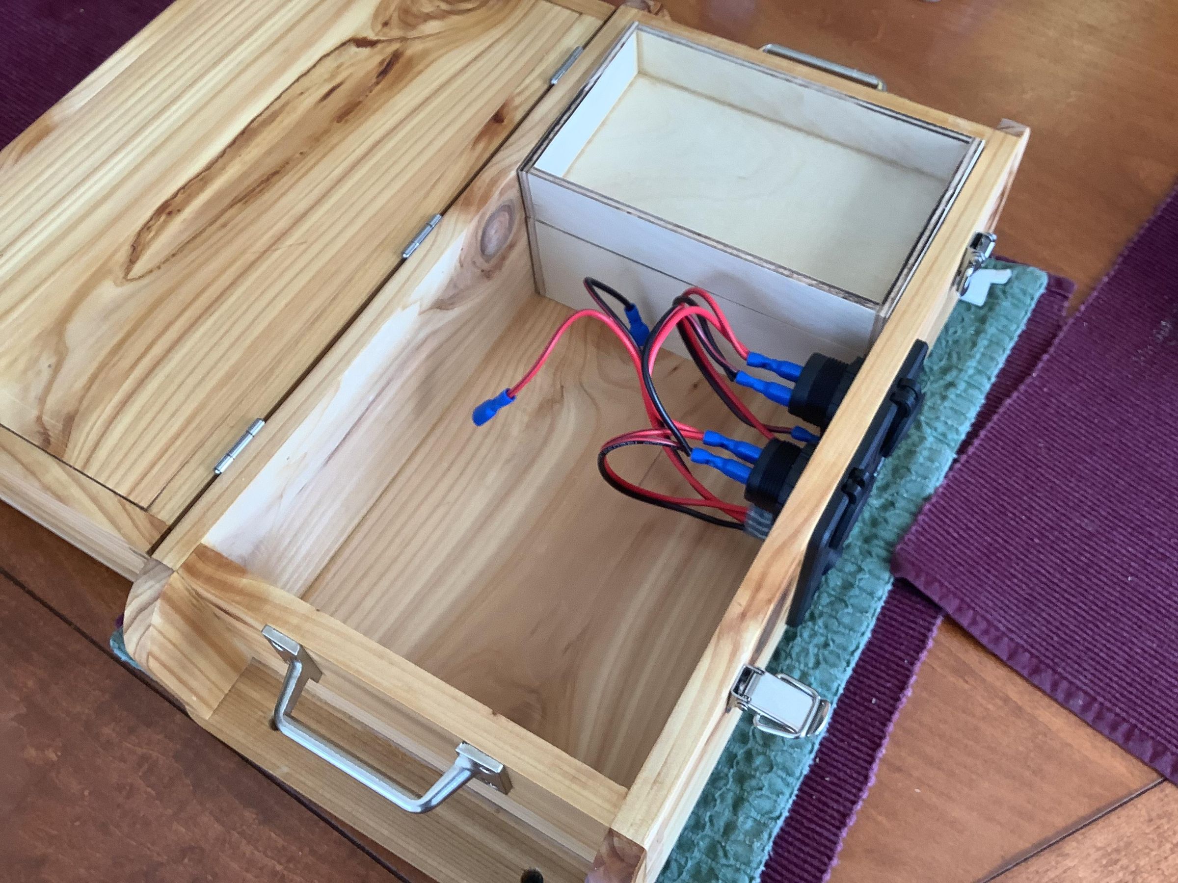 Cedar Power/Tackle Box for Kayak Fishing : 14 Steps (with Pictures ...