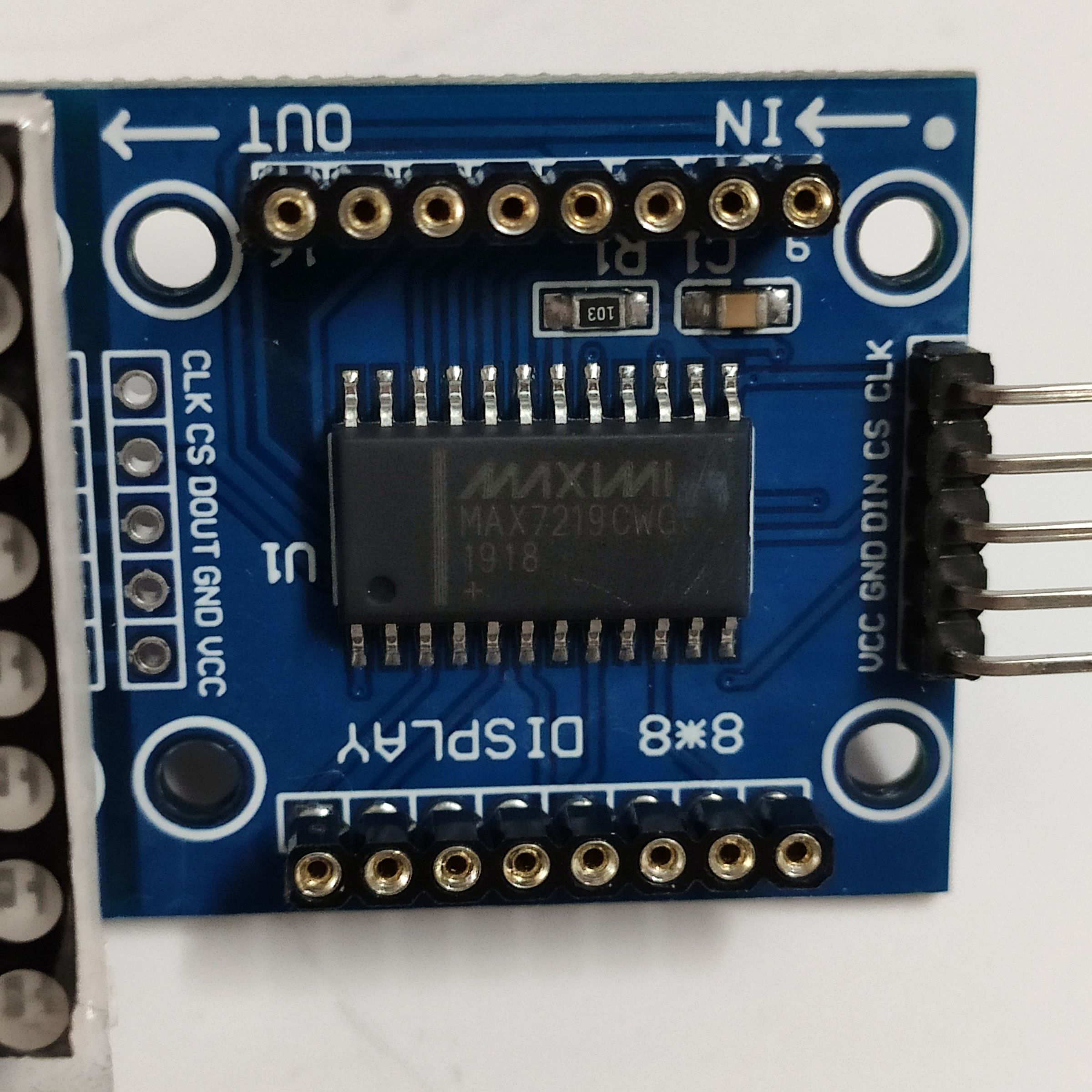 Dot Matrix 32x8 Max7219 Interfacing With Ardiuno : 5 Steps (with ...
