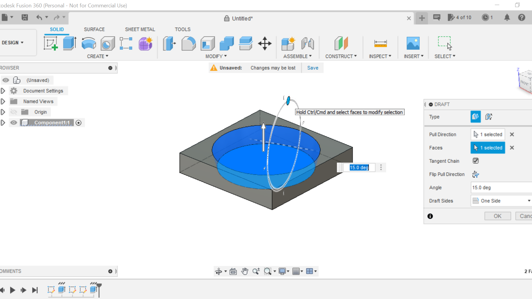 Heart in a Piece of Solid Oak Flooring Off-cut With Fusion 360 : 8 ...