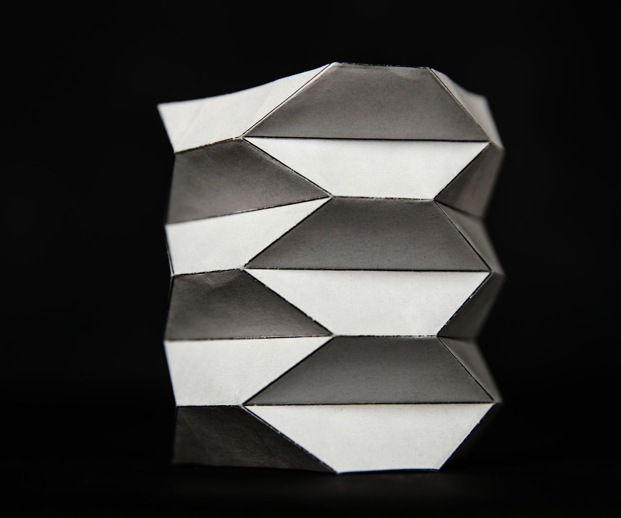 Origami Ballistic Barrier Paper Model : 4 Steps - Instructables
