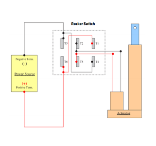 Rocker Switch and Joystick Wiring W/ Linear Actuators : 4 Steps ...
