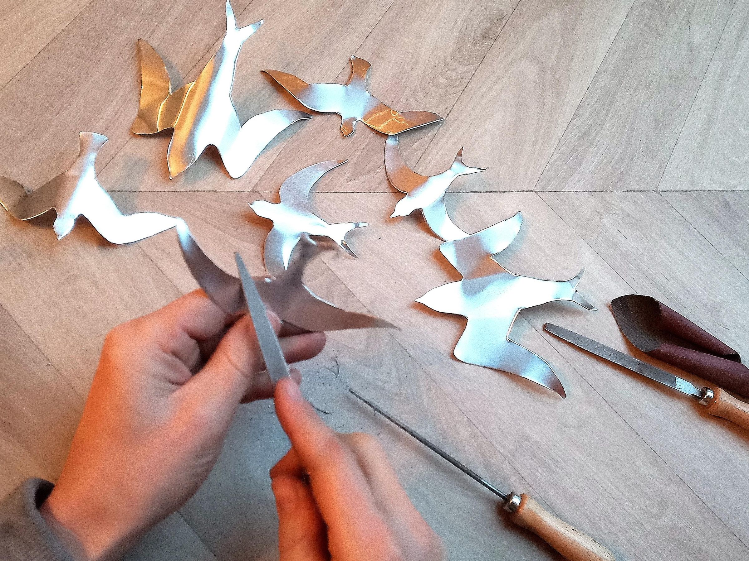 Ceiling Lighting: Illuminated Birds Seen Through a Fake Hole : 14 Steps ...