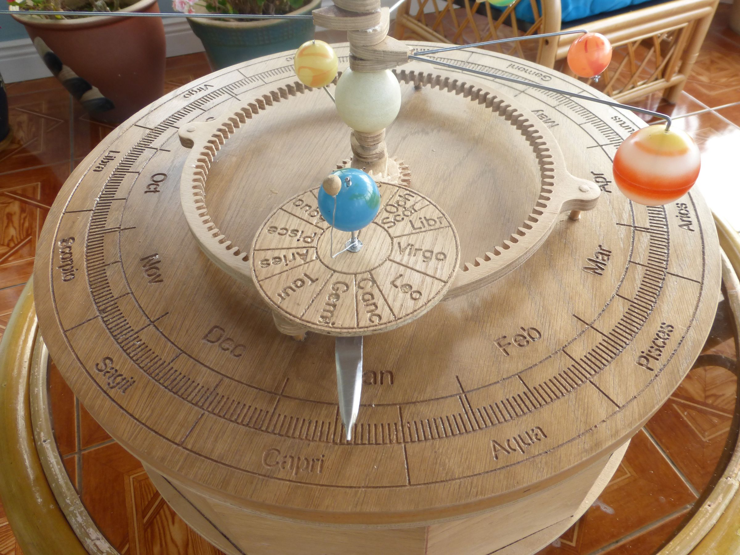 Wooden Orrery : 6 Steps - Instructables