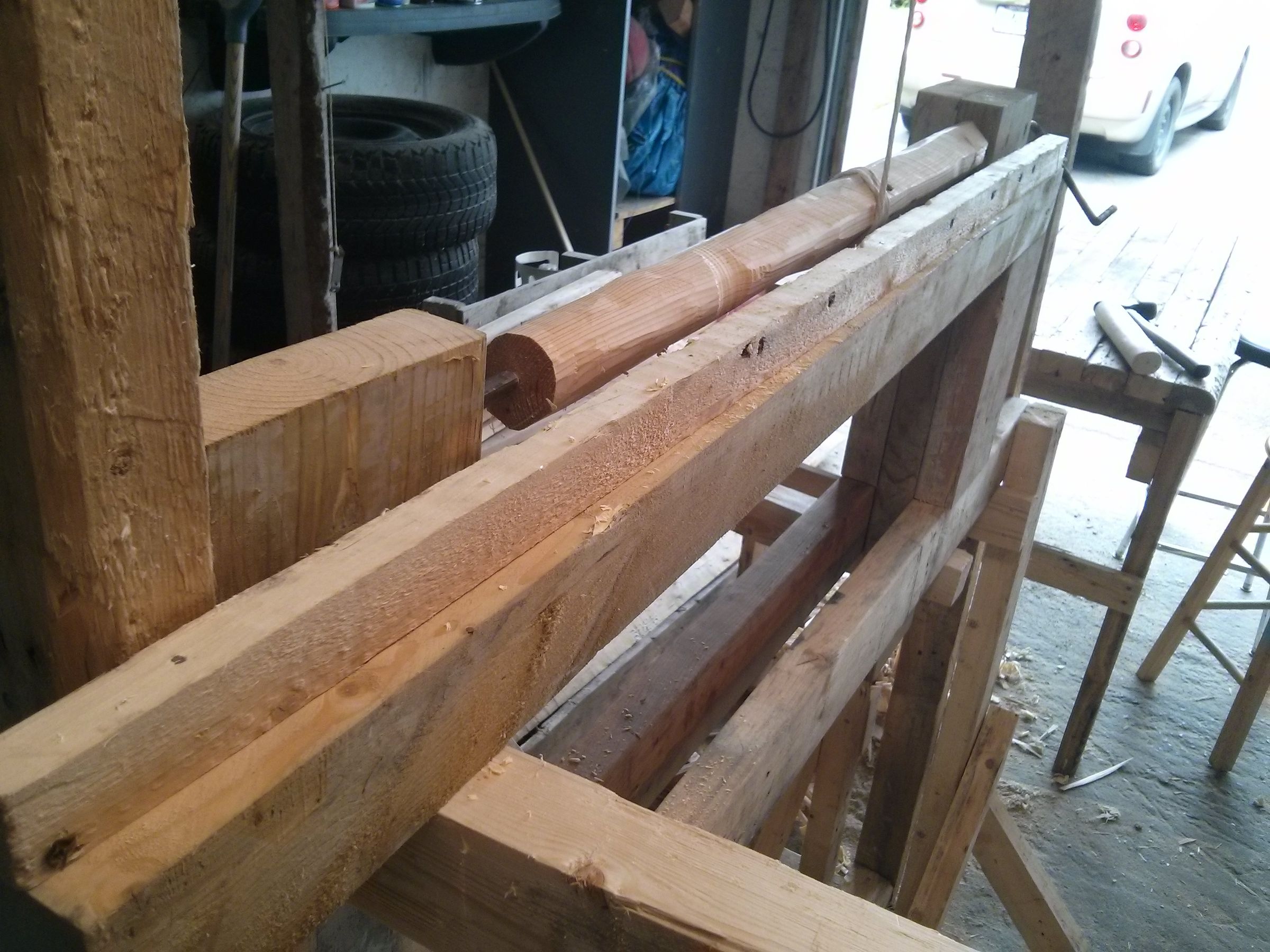 Building a Viking Pole Lathe Without Using Power : 10 Steps (with ...