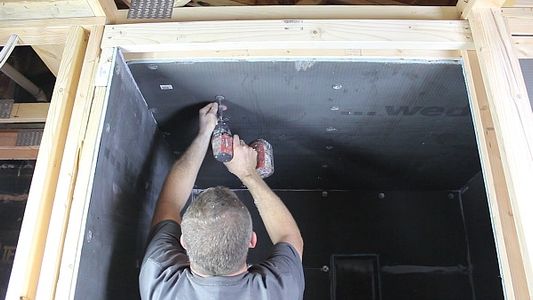 How to Build a Walk-In Shower (Part 2: Wedi Wall Installation) : 23 ...