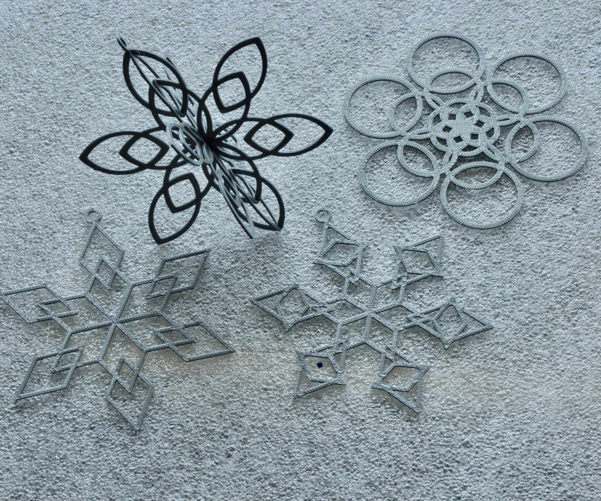 How to Make a 3D Printed 6 Pointed Snowflake : 8 Steps (with Pictures ...