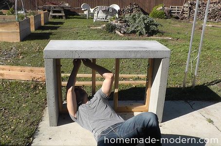 HomeMade Modern DIY Concrete Bar : 21 Steps (with Pictures) - Instructables