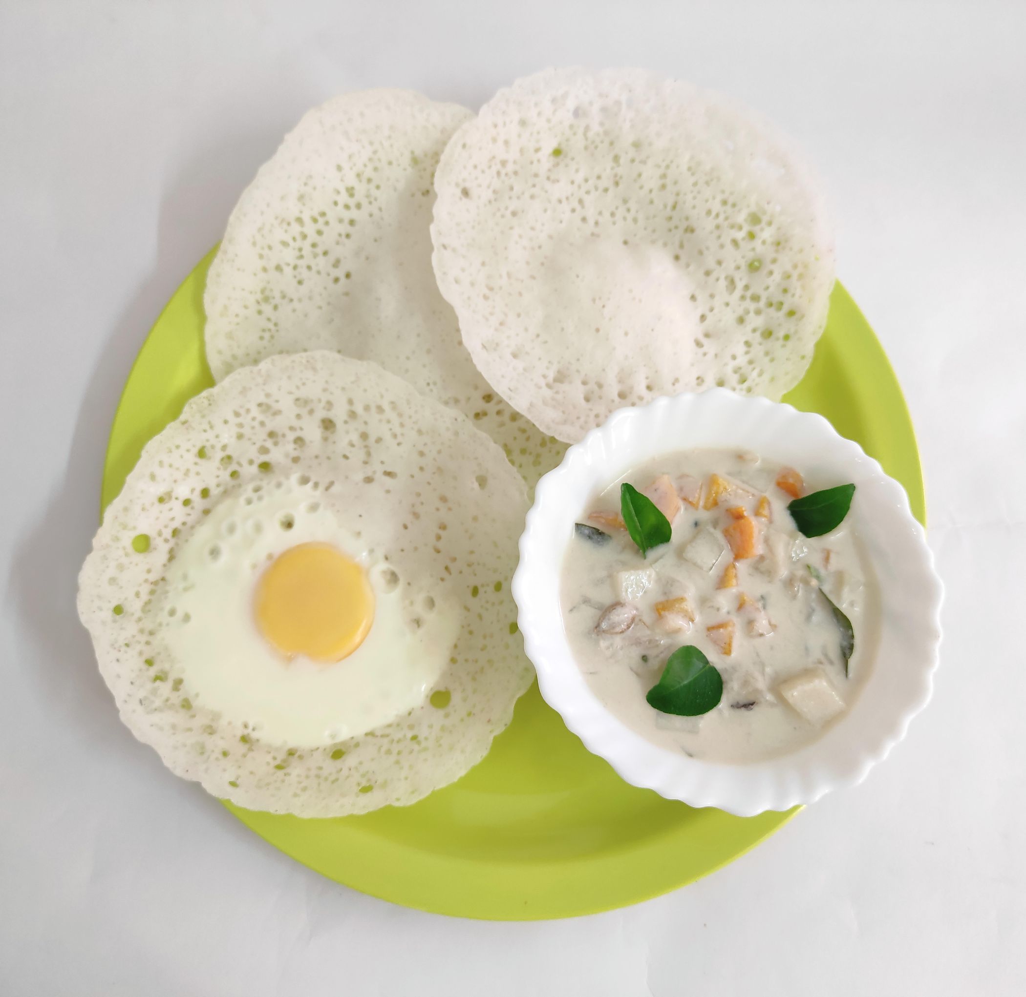 Kerala Breakfast - Appam (Hoppers) and Veg Stew : 13 Steps (with ...