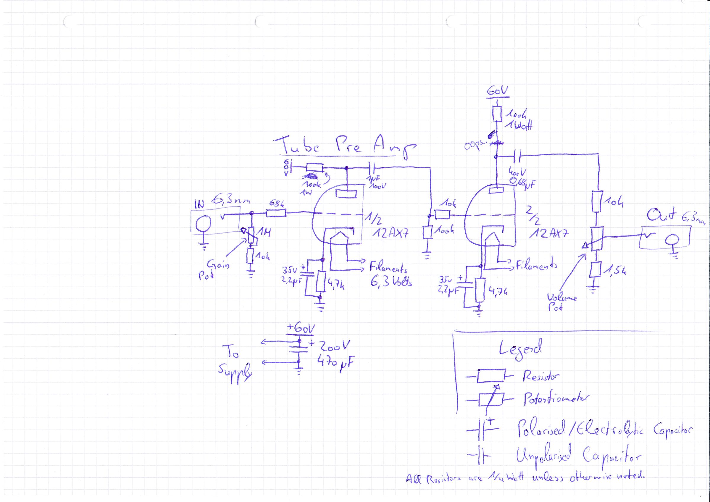 Guitar Tube Pre Amp : 14 Steps (with Pictures) - Instructables