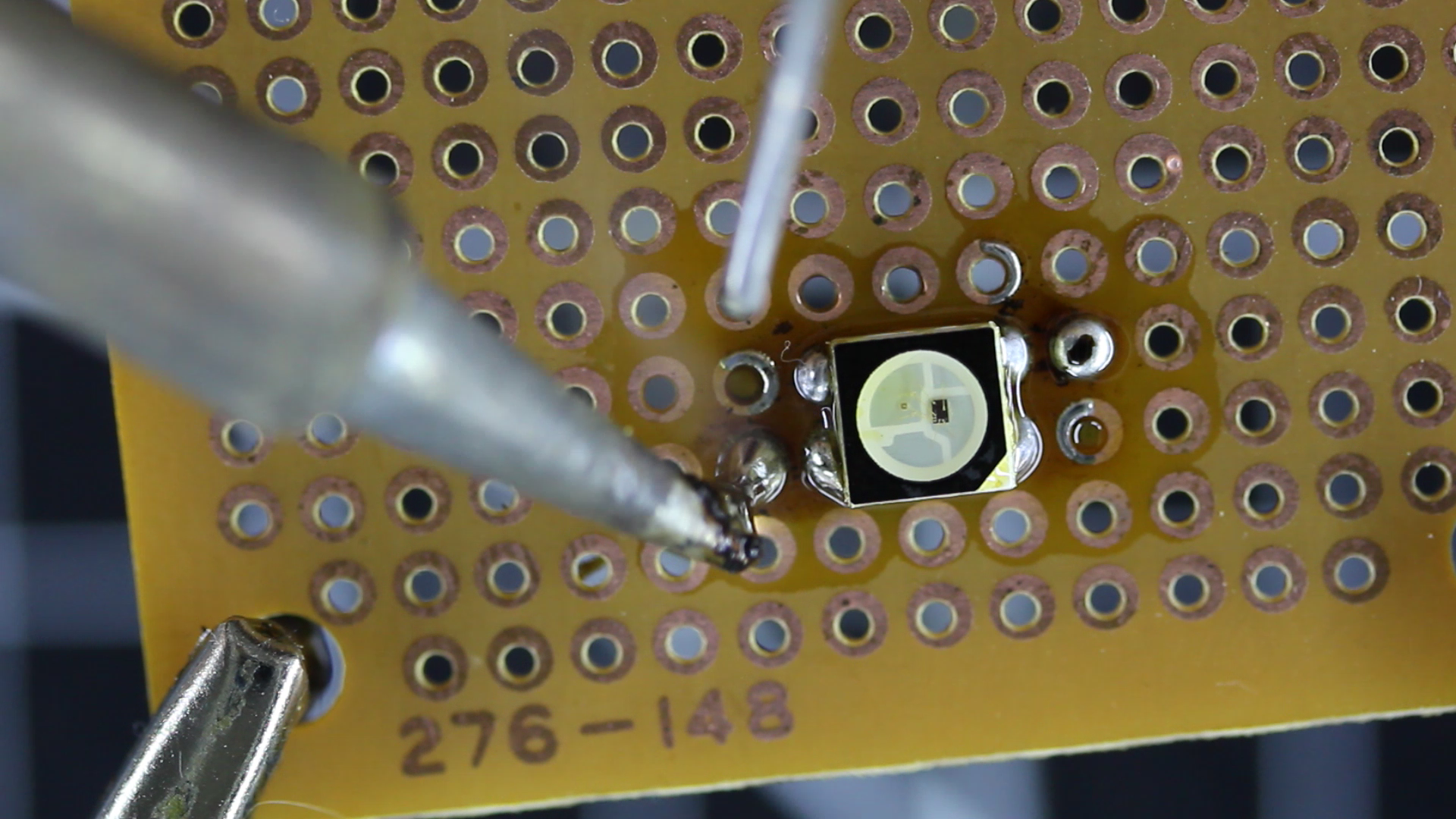 Using Perfboard | Soldering Basics : 14 Steps (with Pictures ...