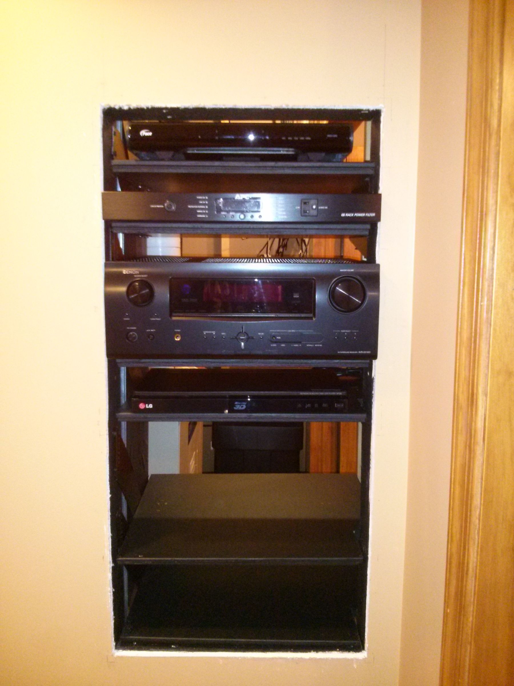 Easy In-Wall Theater Rack : 6 Steps (with Pictures) - Instructables
