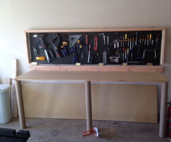 Wall-Mounted Folding Workbench : 6 Steps (with Pictures) - Instructables
