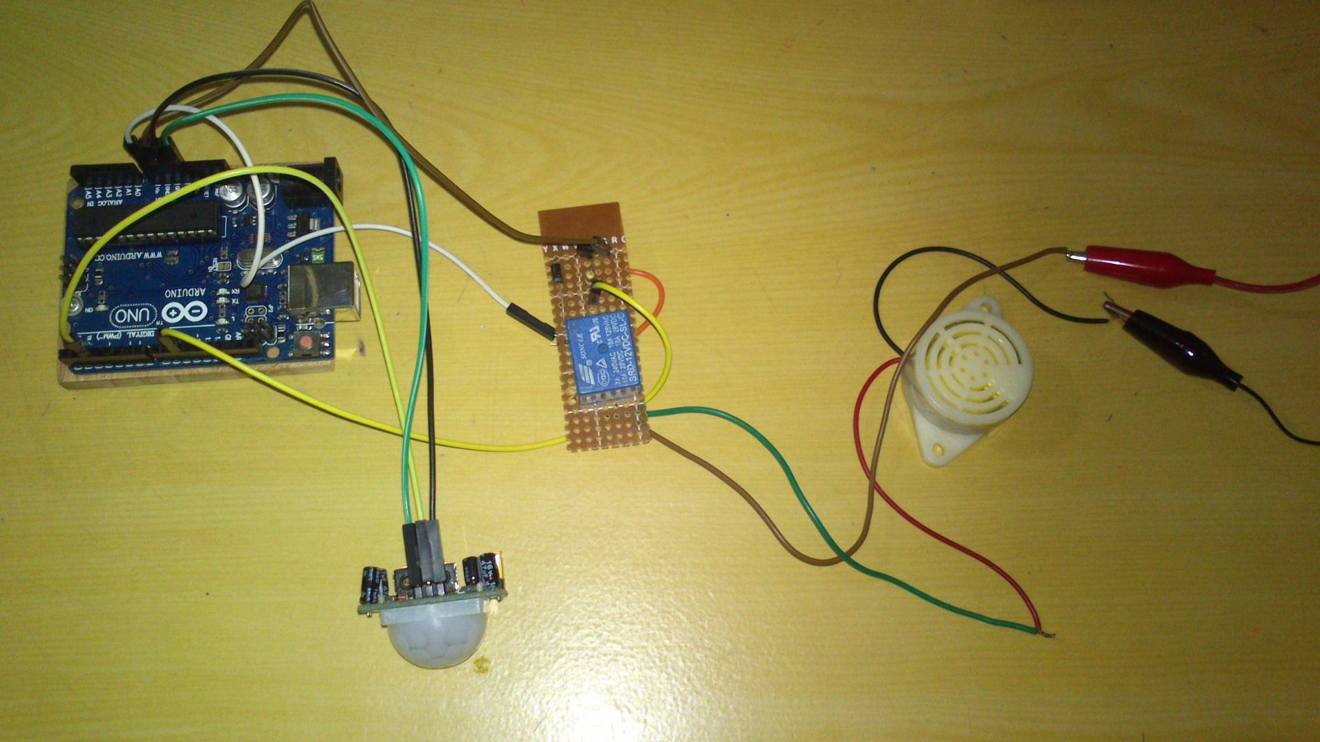 Motion Sensored Security System : 6 Steps (with Pictures) - Instructables