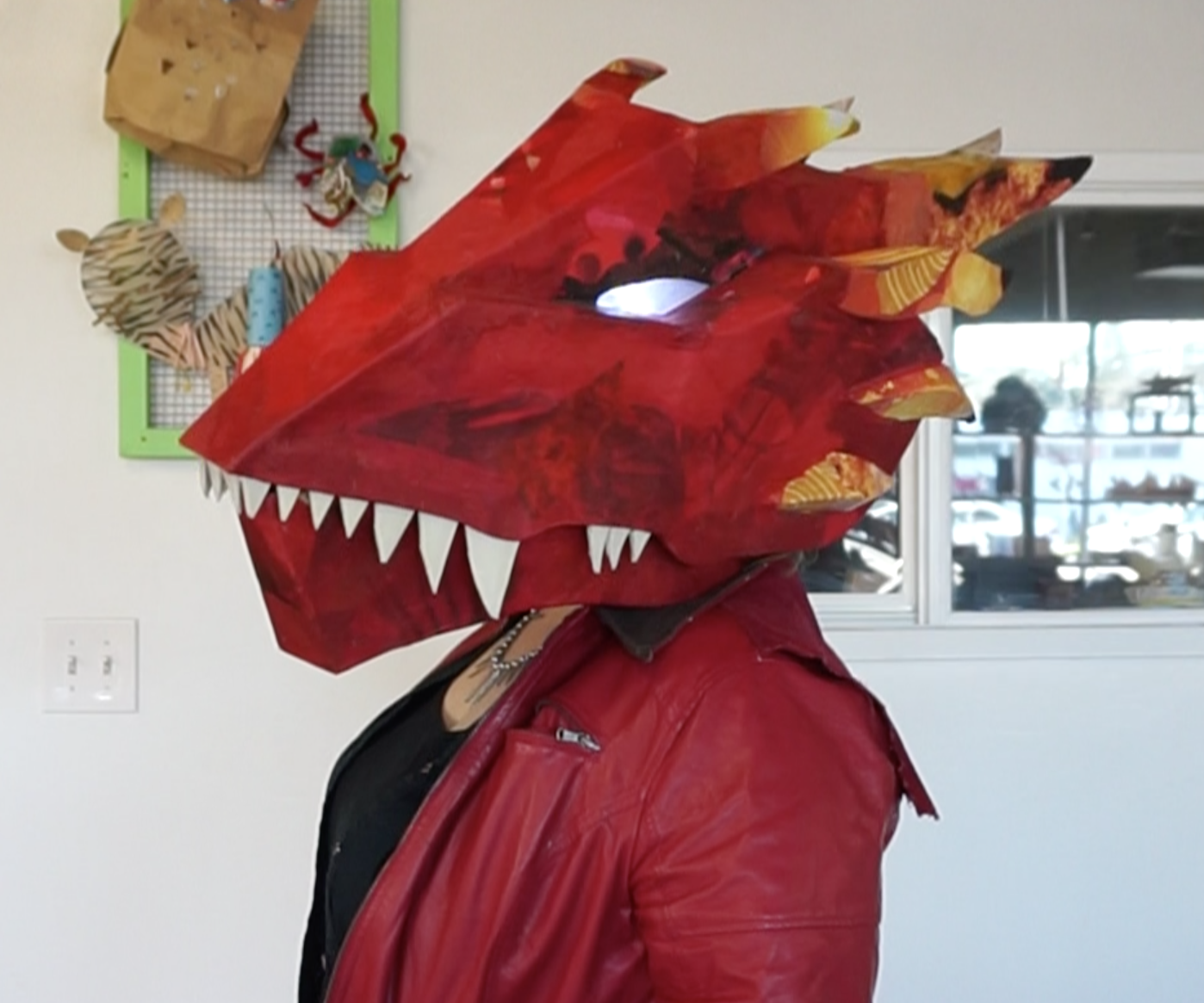 Upcycled Dragon Head Mask : 7 Steps (with Pictures) - Instructables