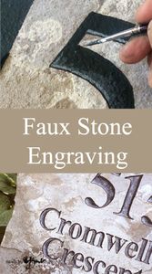 Faux Engraved Stone : 7 Steps (with Pictures) - Instructables
