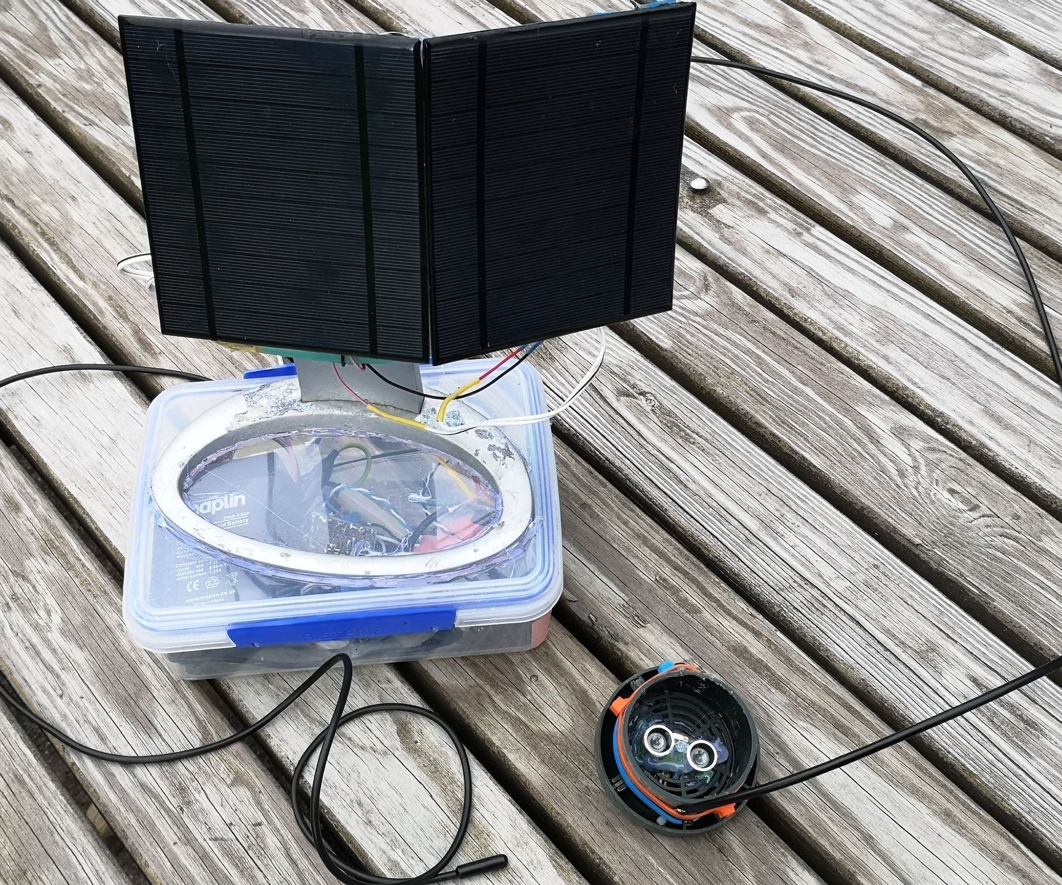 Solar-powered IoT Ultrasonic Oil Tank Monitor by Steve M. Potter : 11 ...